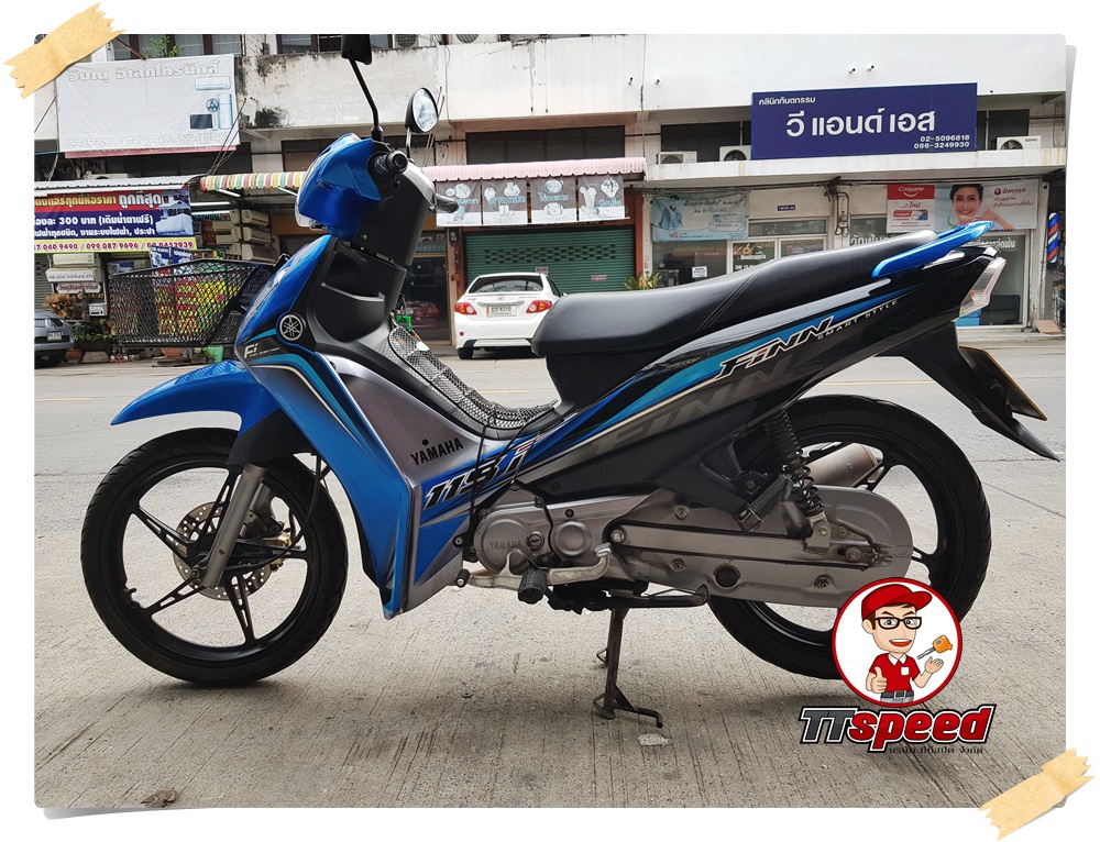 ขายสดผ่อน Yamaha Finn 115i สตาร์ทมือ ล้อแม็กปี 60