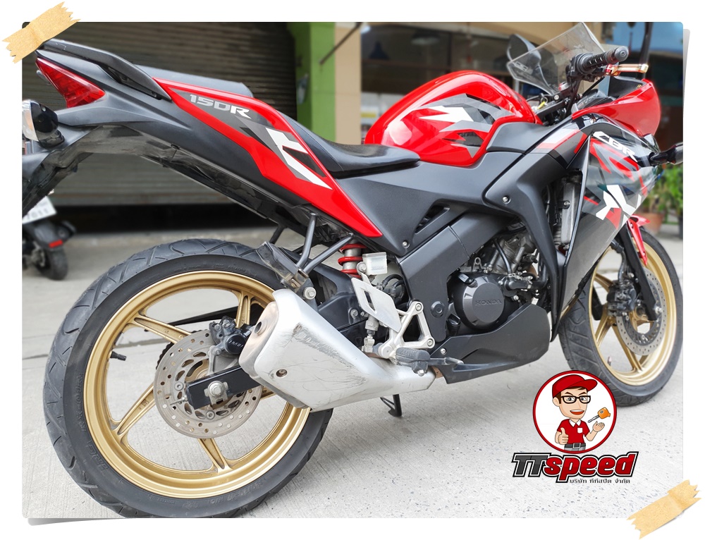ขายสดผ่อน CBR 150R 2017 จดปี 60 รถบ้านมือเดียวเครื่องเดิม