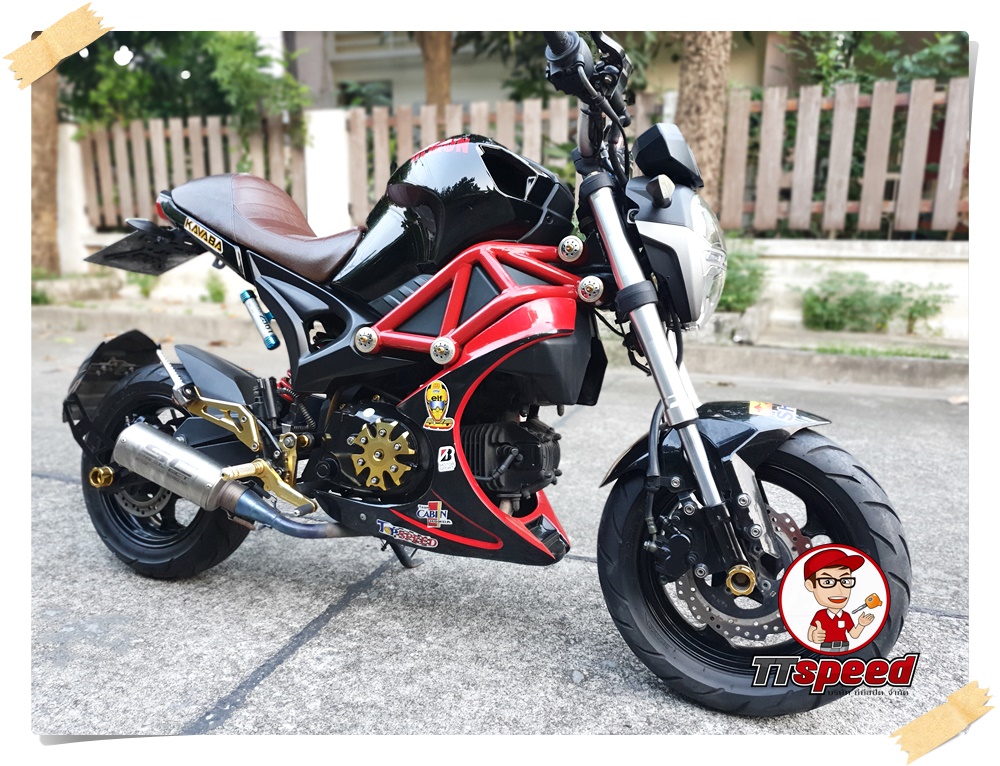 GPX Demon 125 แต่งสวยเครื่องดี รถบ้านมีเอกสารเล่มเขียว