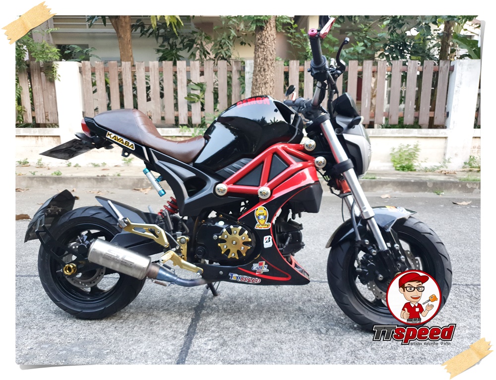 GPX Demon 125 แต่งสวยเครื่องดี รถบ้านมีเอกสารเล่มเขียว