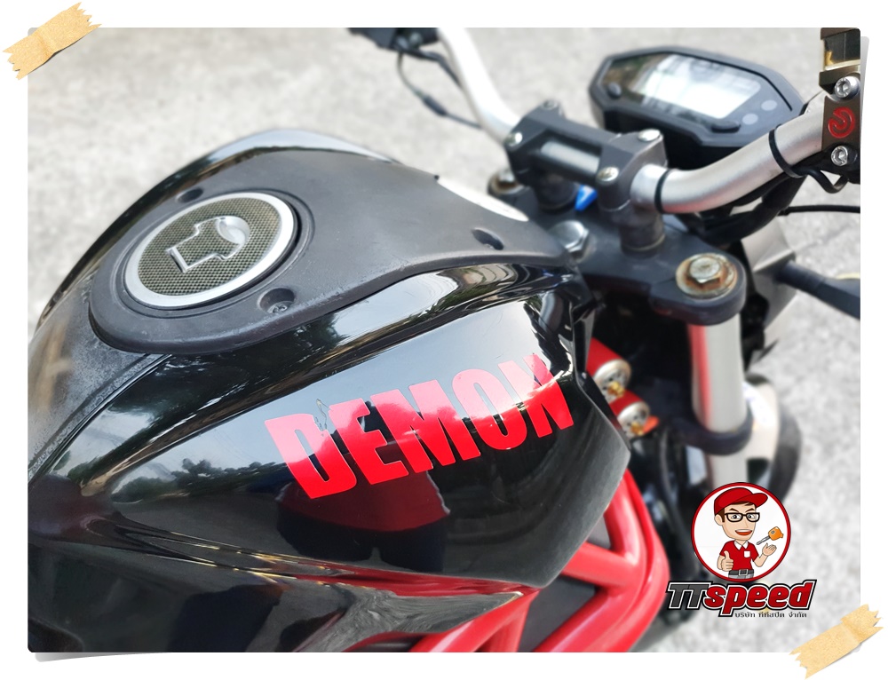 GPX Demon 125 แต่งสวยเครื่องดี รถบ้านมีเอกสารเล่มเขียว