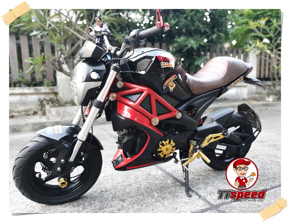 GPX Demon 125 แต่งสวยเครื่องดี รถบ้านมีเอกสารเล่มเขียว