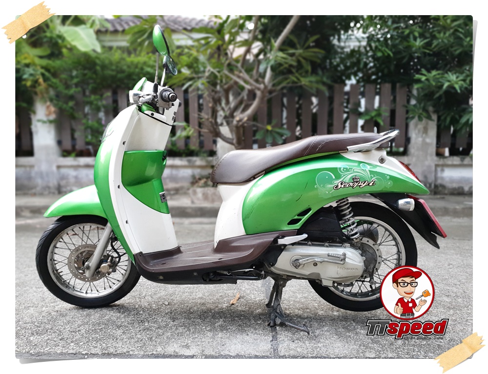 ขายสด Scoopy-i ระบบหัวฉีดรถบ้านเครื่องเดิม ประหยัดน้ำมันเล่มพร้อม