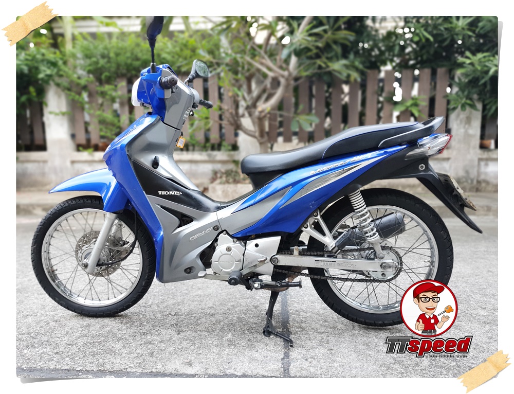 Wave 110i สตาร์ทมือสีน้ำเงินผ่อนสบายเดือนละ 1375 บาท