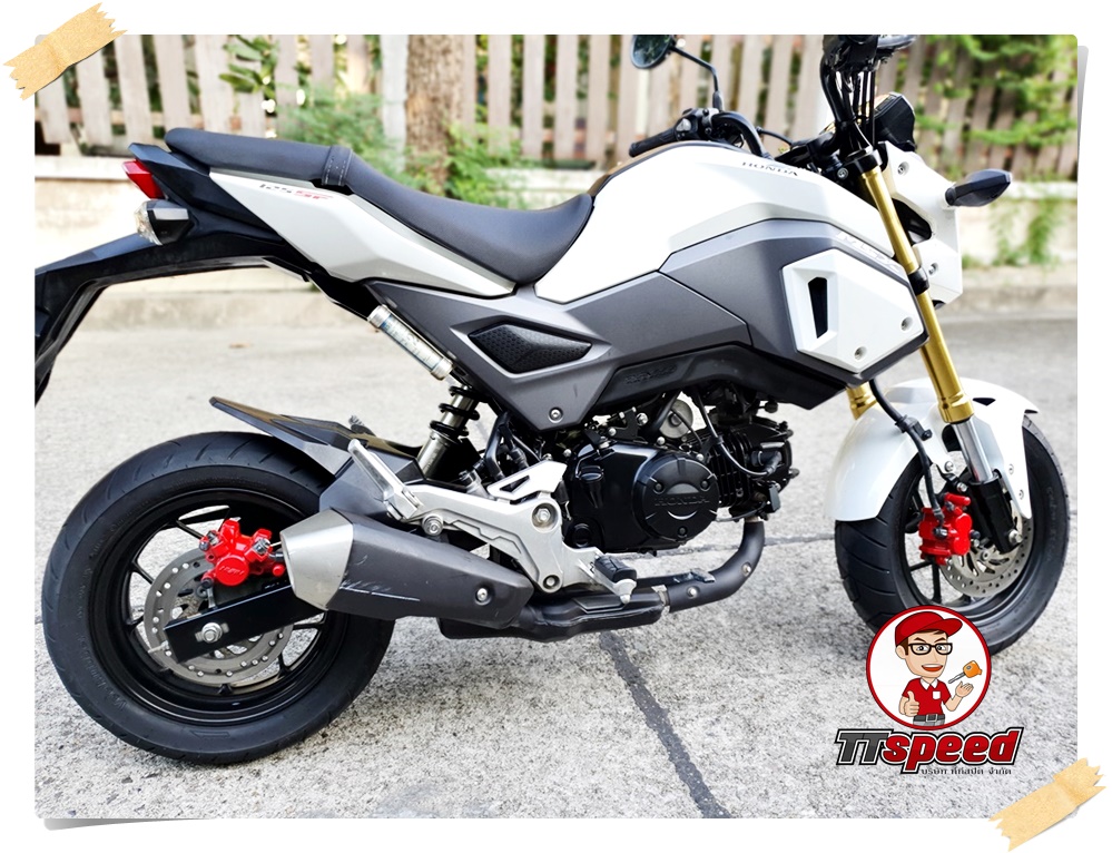 MSX 125SF สีขาวรถบ้านจดปี 59 วิ่งน้อยเครื่องเดิม