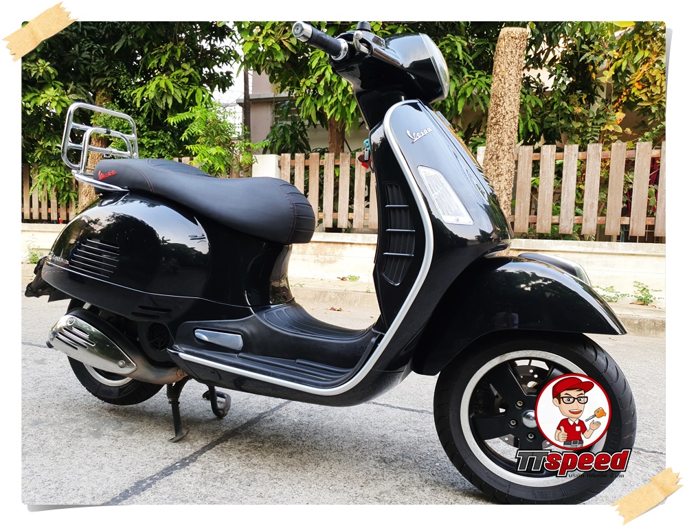 ขาย Vespa GTS 150 3VIE Sport สีดำสวยกริ๊บจดปี 59