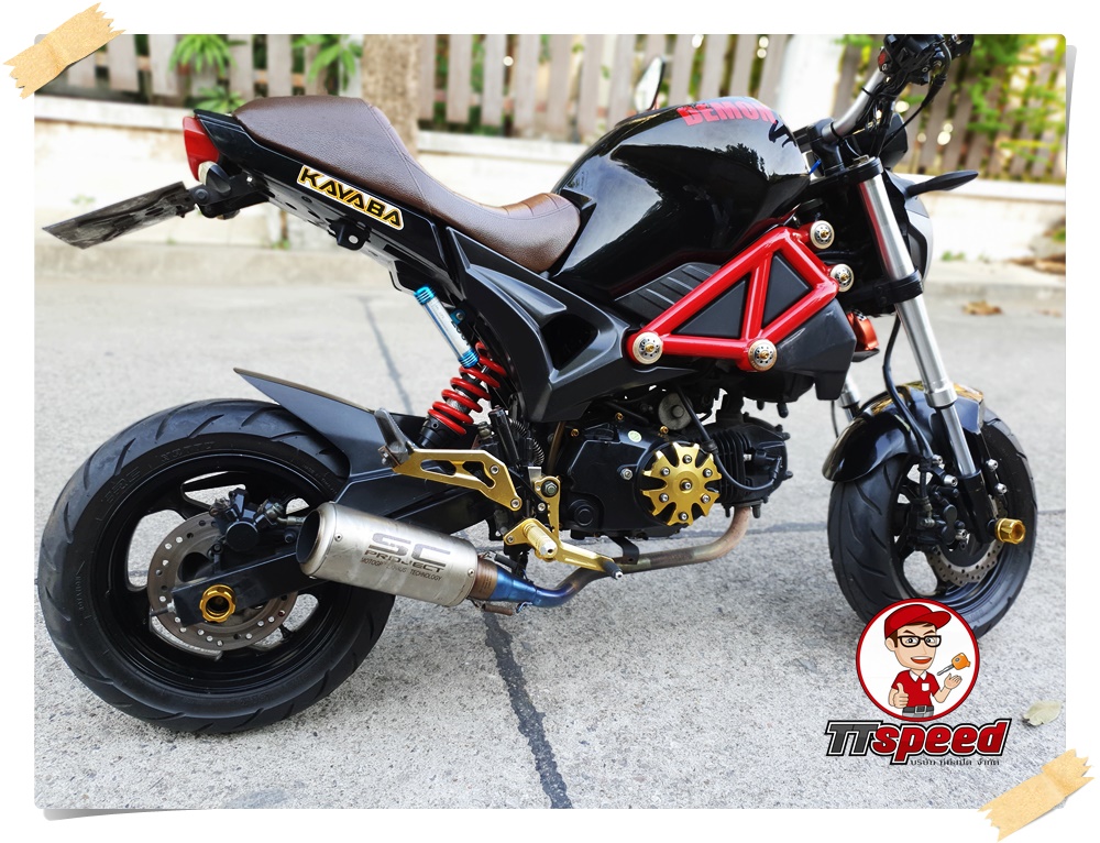 GPX Demon 125 แต่งสวยเครื่องดี รถบ้านมีเอกสารเล่มเขียว