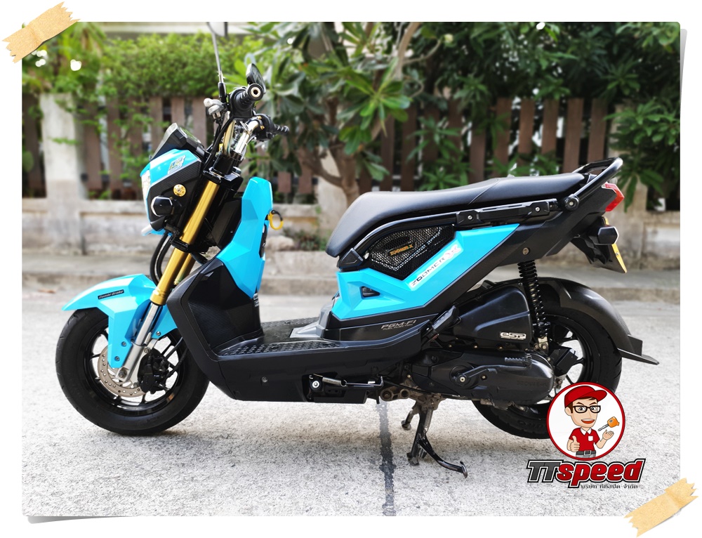 New Zoomer-x ไมล์ดิจิตอลจดปี 60 สีฟ้าสวยผ่อนเดือน 1720