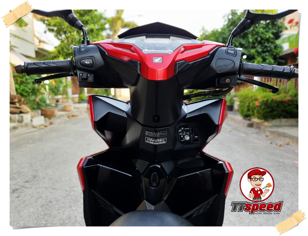 ขาย Click 125i LED สีแดงจดปี 59 เครื่องดีผ่อนถูก