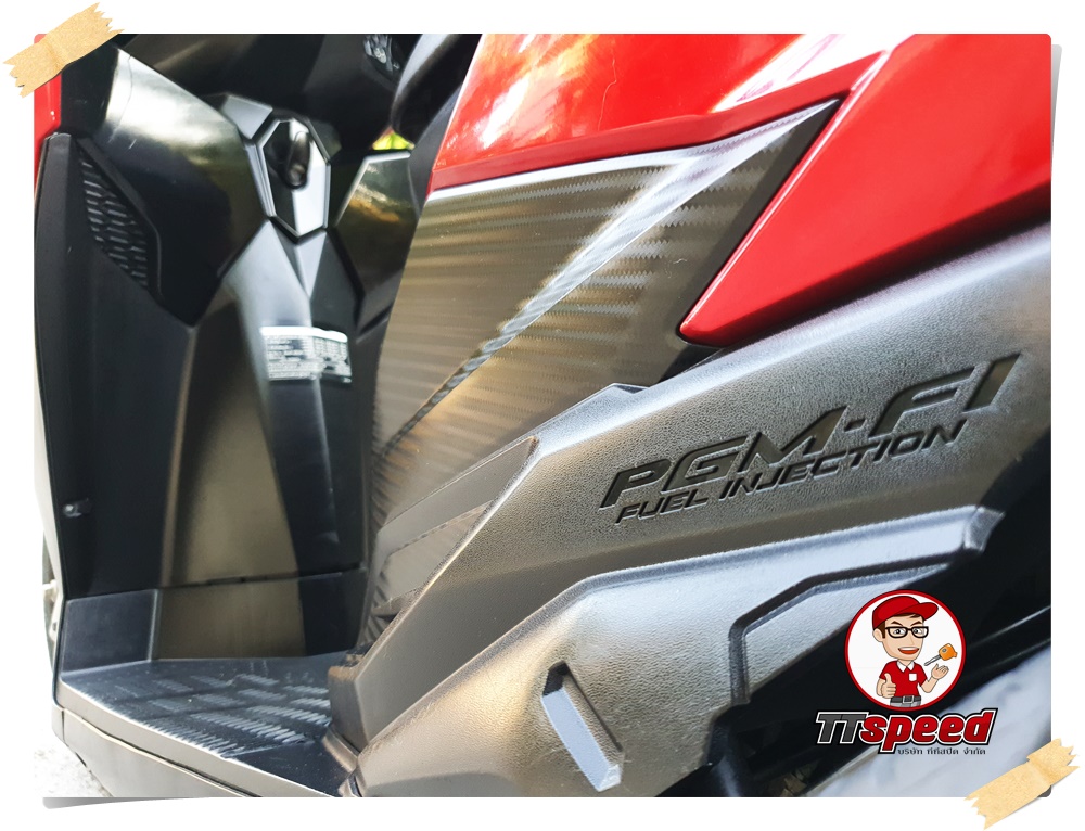 ขาย Click 125i LED สีแดงจดปี 59 เครื่องดีผ่อนถูก