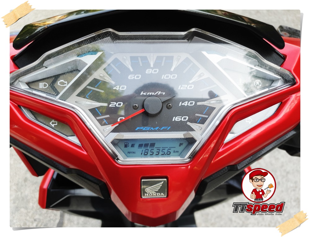 ขาย Click 125i LED สีแดงจดปี 59 เครื่องดีผ่อนถูก