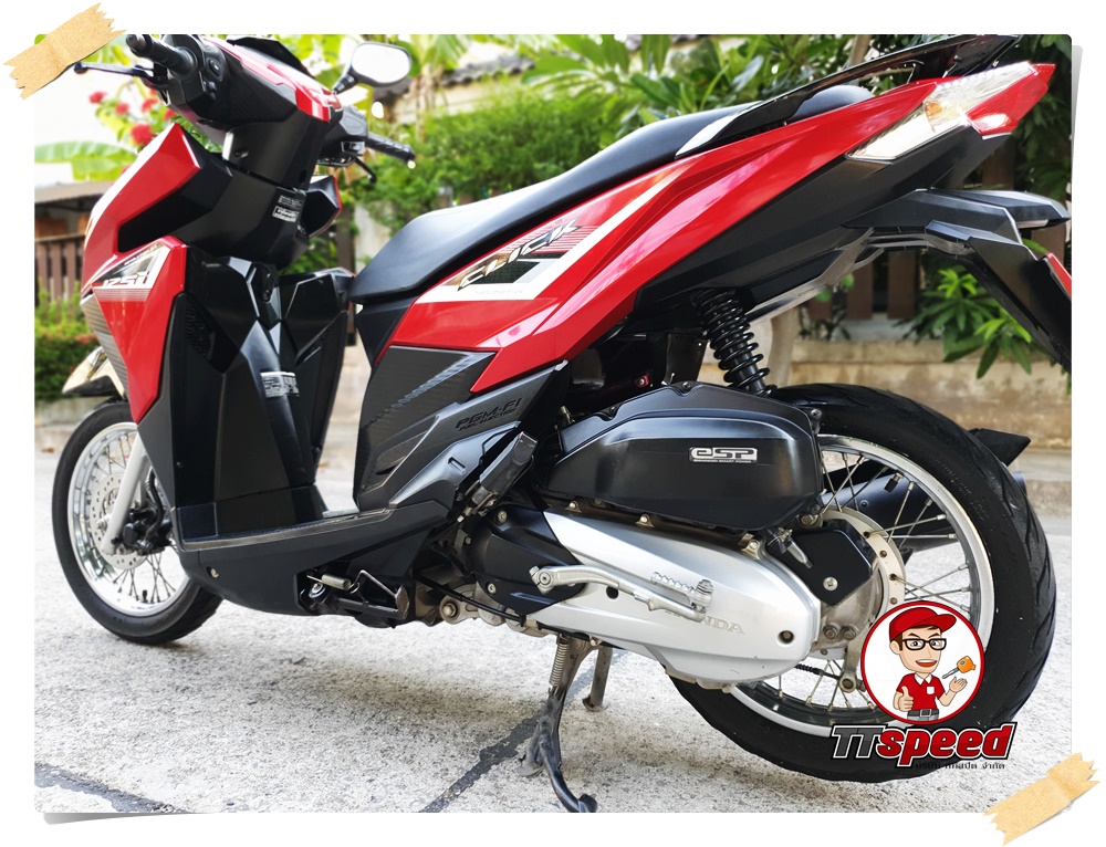 ขาย Click 125i LED สีแดงจดปี 59 เครื่องดีผ่อนถูก