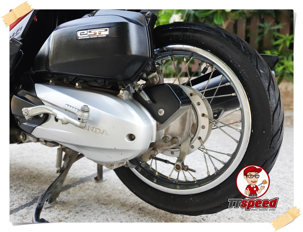 ขาย Click 125i LED สีแดงจดปี 59 เครื่องดีผ่อนถูก