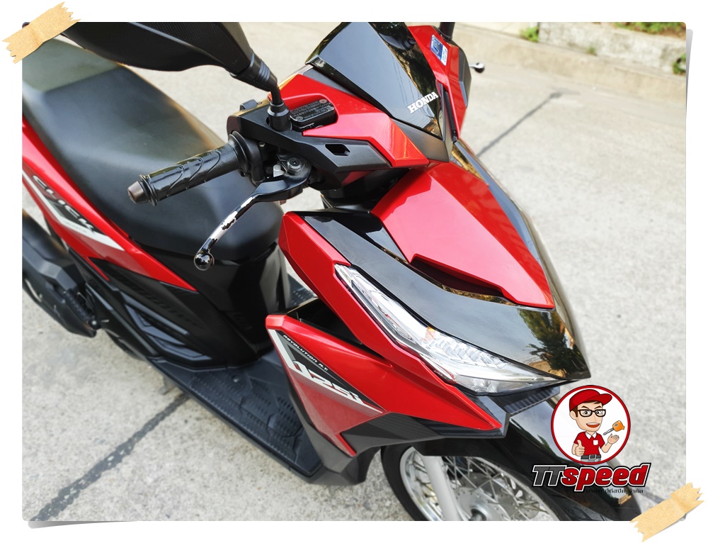 ขาย Click 125i LED สีแดงจดปี 59 เครื่องดีผ่อนถูก