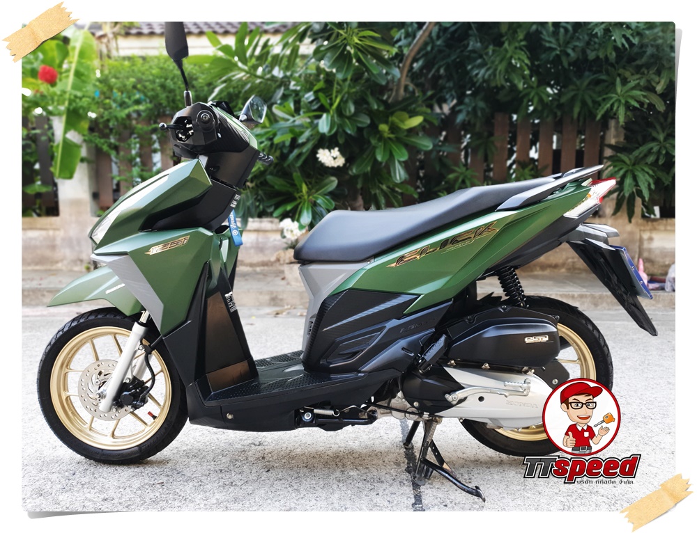 Click 125i LED จดปี 60 ล้อทองวิ่งน้อยรถสวยกริ๊บ