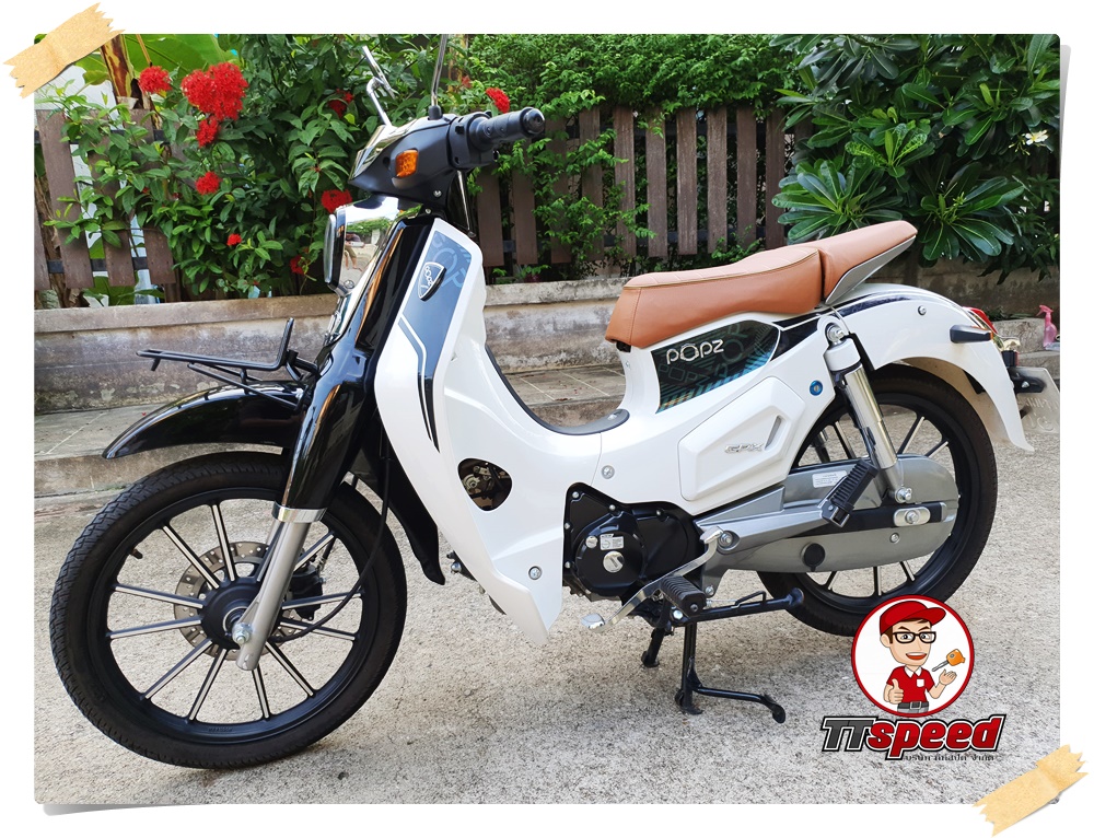 GPX POPz 125 หัวฉีดสตาร์ทมือวิ่งพันกว่าโล รุ่นใหม่ล่าสุด