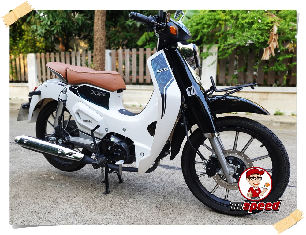GPX POPz 125 หัวฉีดสตาร์ทมือวิ่งพันกว่าโล รุ่นใหม่ล่าสุด