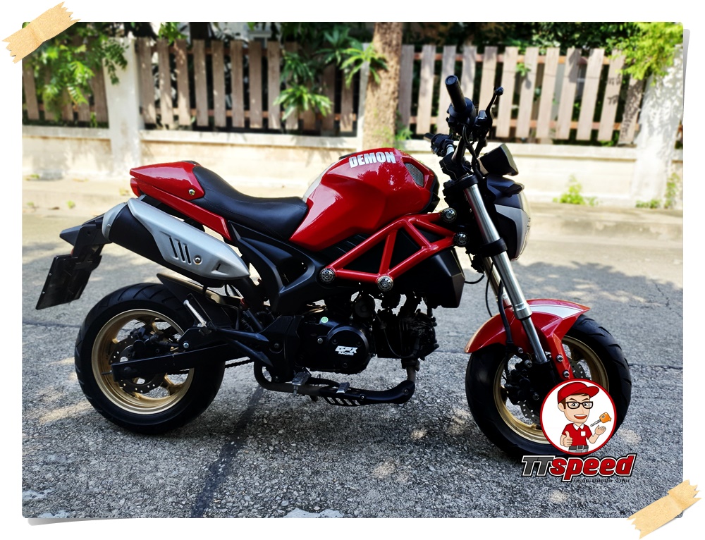 GPX Demon 125 เครื่องดีมากรถสวยเดิมจดปี 59
