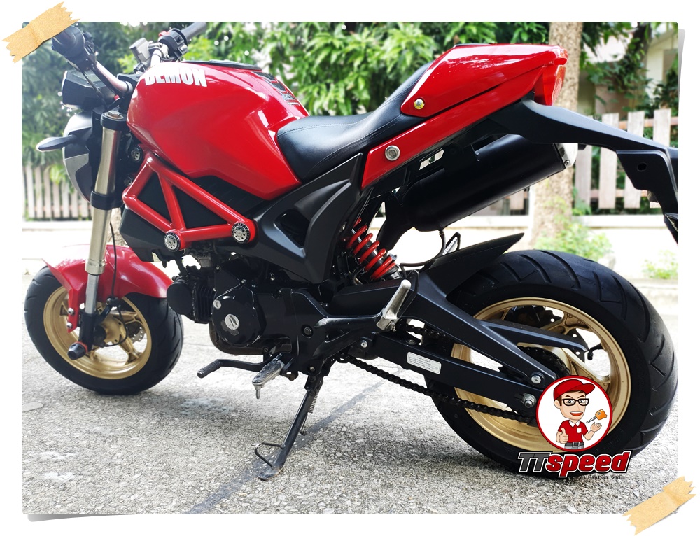 GPX Demon 125 เครื่องดีมากรถสวยเดิมจดปี 59