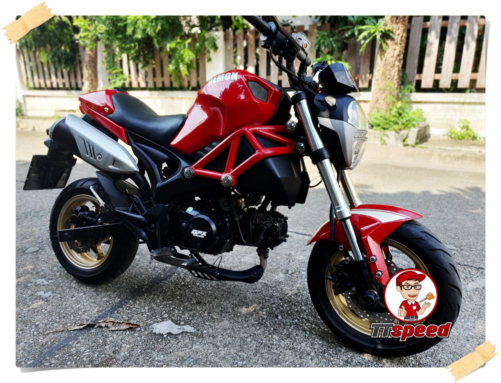 GPX Demon 125 เครื่องดีมากรถสวยเดิมจดปี 59