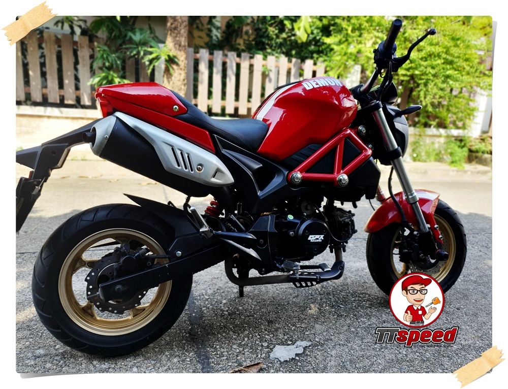 GPX Demon 125 เครื่องดีมากรถสวยเดิมจดปี 59