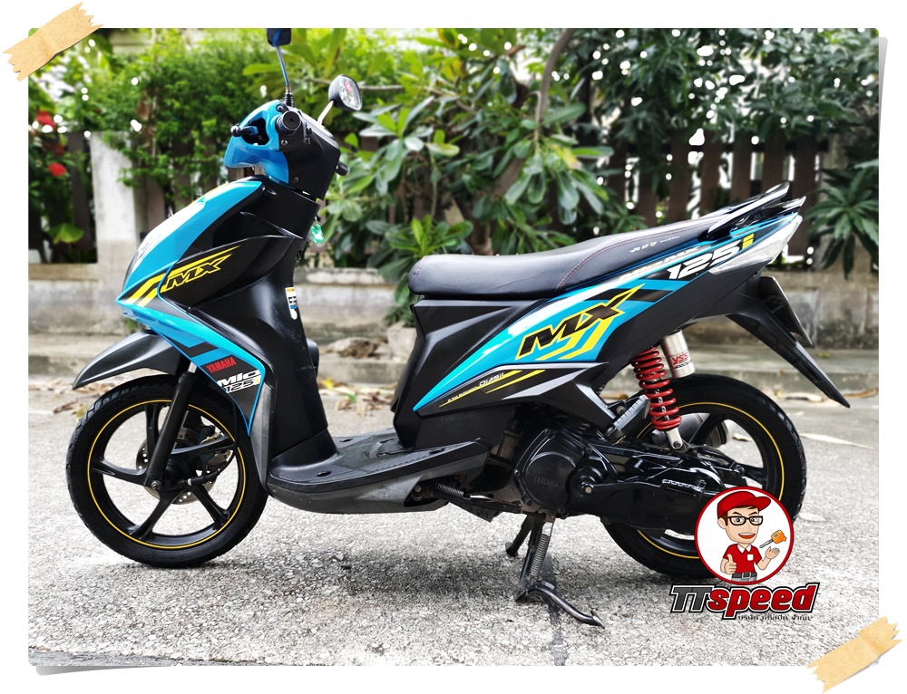 Mio 125i MX หัวฉีดล้อแม็กแท้ รถบ้านปี 58 ผ่อน 1306 บาท