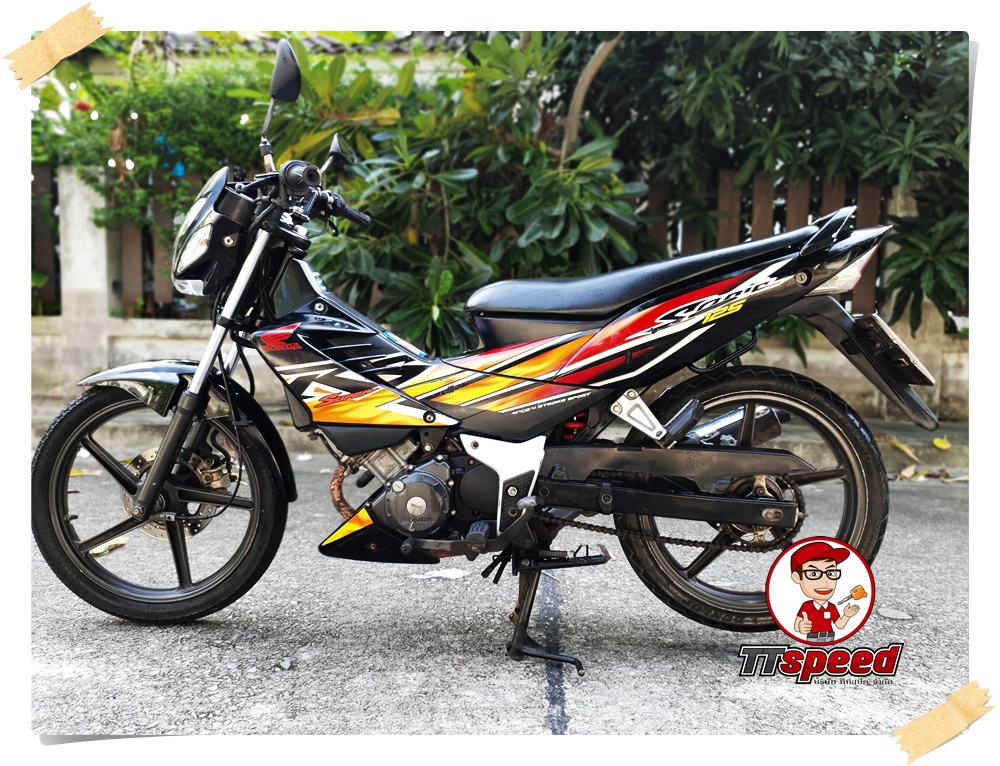ขายสด Honda Sonic 125 ล้อแม็กเครื่องเดิมกุญแจ 2 ชั้นปี 49
