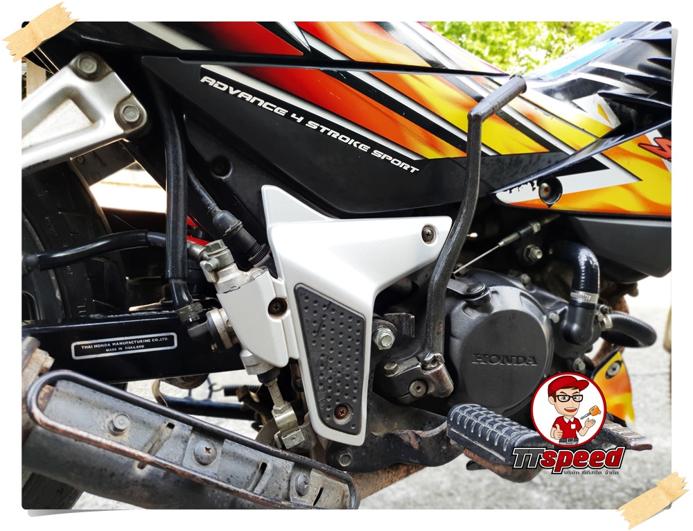 ขายสด Honda Sonic 125 ล้อแม็กเครื่องเดิมกุญแจ 2 ชั้นปี 49