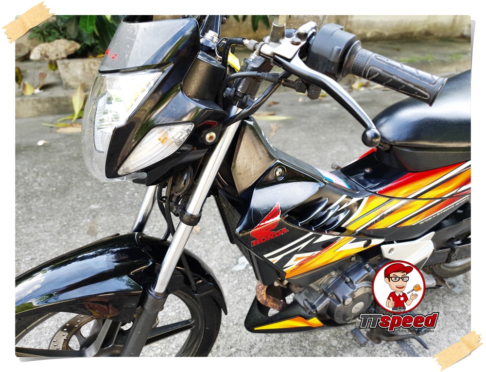 ขายสด Honda Sonic 125 ล้อแม็กเครื่องเดิมกุญแจ 2 ชั้นปี 49