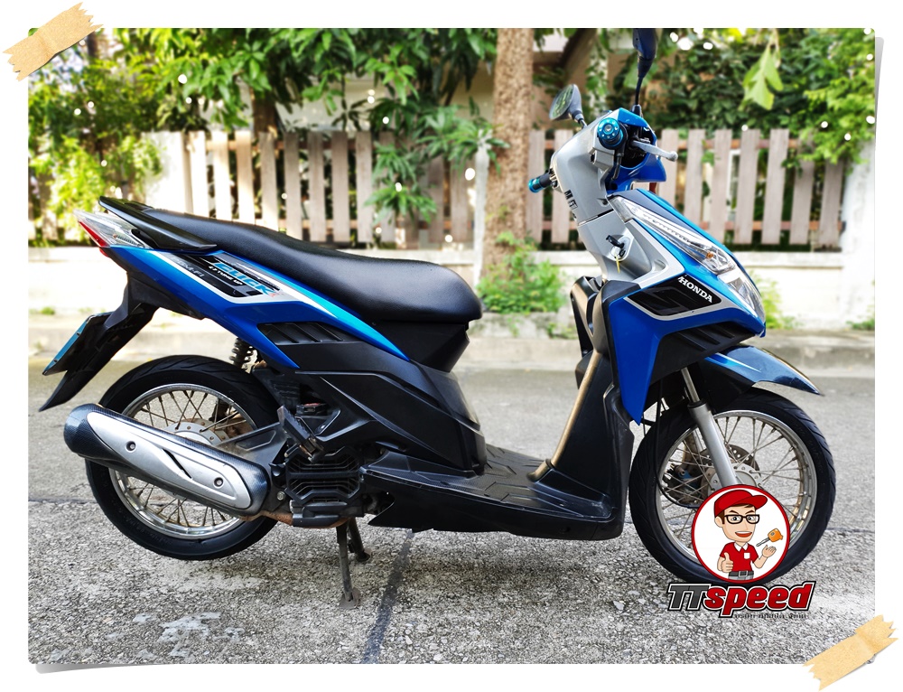 Honda Click 110i หัวฉีดประหยัดน้ำมัน เครื่องดีมากมีเล่มพร้อม