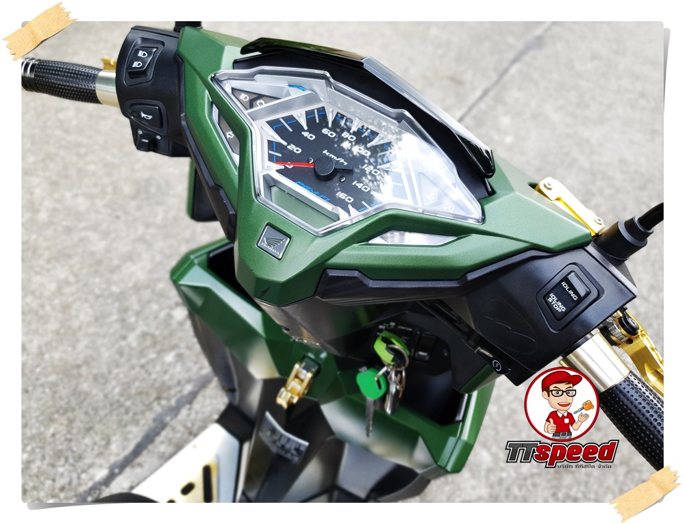 New Click 125i LED แต่งสวยจดปี 59 ผ่อนสบาย