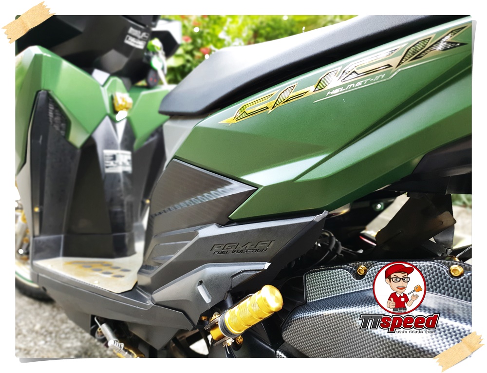 New Click 125i LED แต่งสวยจดปี 59 ผ่อนสบาย