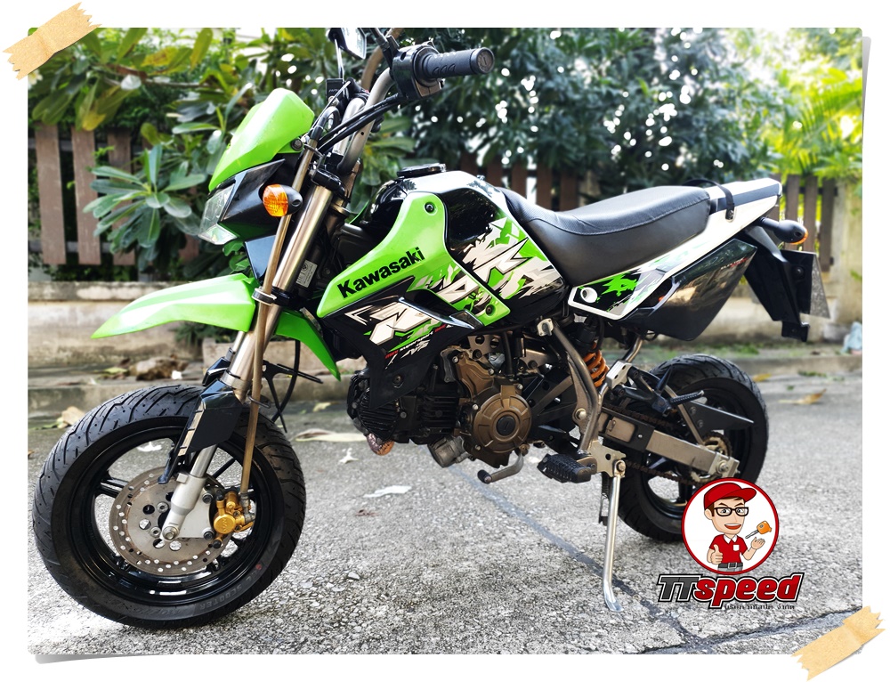 ขายรถบ้าน New KSR สตาร์ทมือสีเขียวรถสวยเดิมผ่อนเดือน 756 บาท