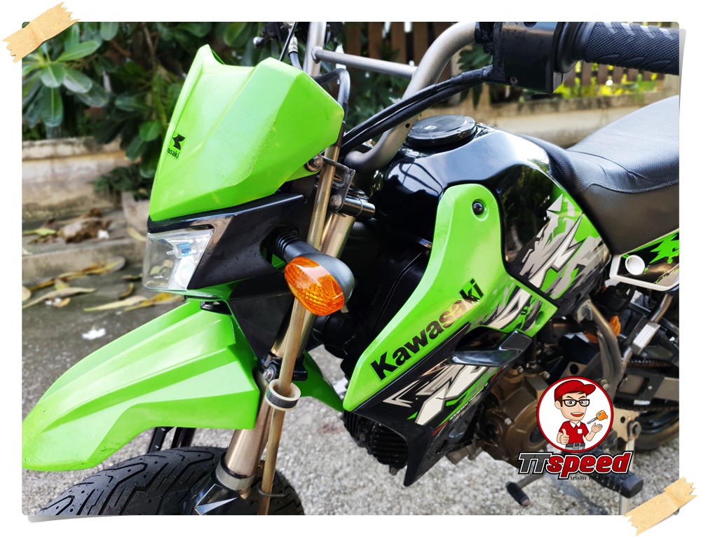 ขายรถบ้าน New KSR สตาร์ทมือสีเขียวรถสวยเดิมผ่อนเดือน 756 บาท