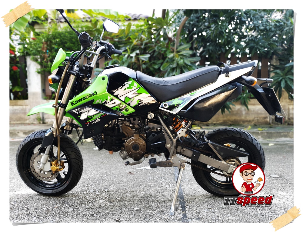 ขายรถบ้าน New KSR สตาร์ทมือสีเขียวรถสวยเดิมผ่อนเดือน 756 บาท