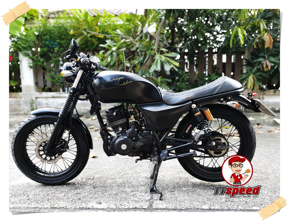 RYUKA INFINITY RK125 สีดำเครื่องเดิมปี 60 รถบ้านมือเดียว