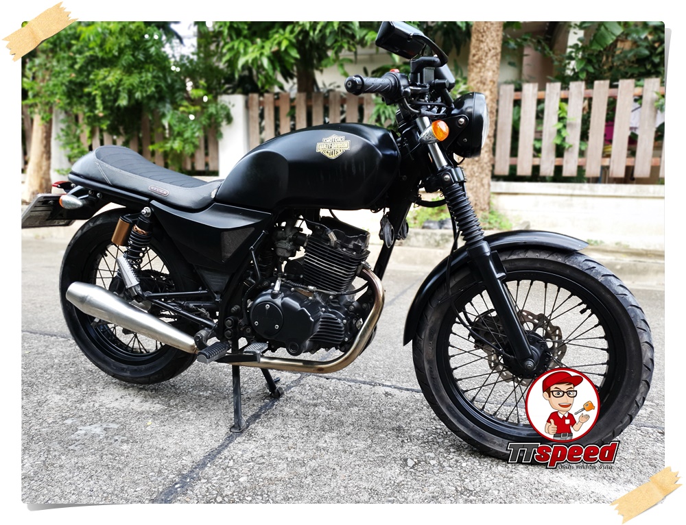 RYUKA INFINITY RK125 สีดำเครื่องเดิมปี 60 รถบ้านมือเดียว