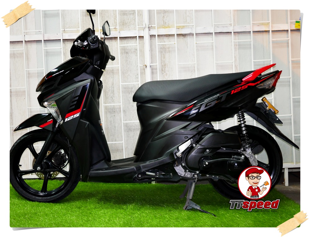 ขายสดผ่อน GT125 จดกรกฎาคม 62 ไมล์แท้วิ่งแค่ 4800 โลเล่มพร้อม