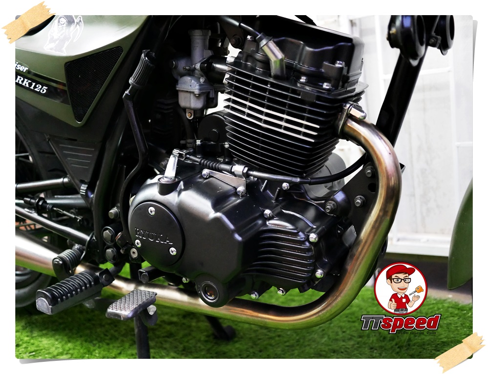 RYUKA INFINITY RK125 สตาร์ทมือสีเขียวรถบ้านมือเดียวปี 60