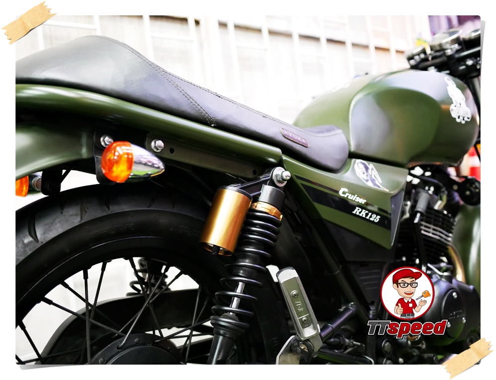 RYUKA INFINITY RK125 สตาร์ทมือสีเขียวรถบ้านมือเดียวปี 60