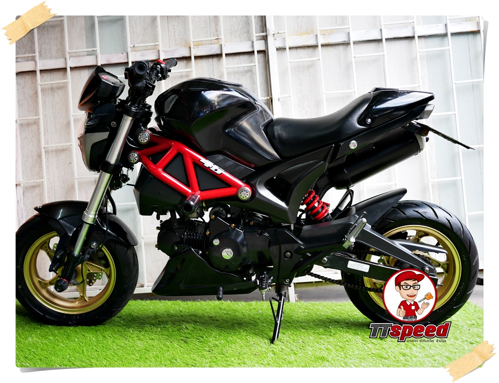 GPX DEMON 125 สีดำเครื่องเดิมจดปี 59 วิ่งหมื่นกว่าโล