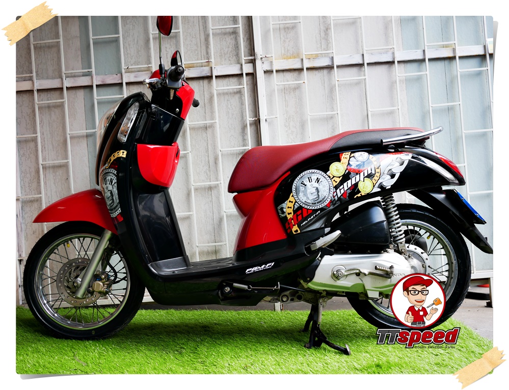 Scoopy-i สภาพใหม่เครื่องเดิมปี 55 รถบ้านมือเดียวผ่อนได้