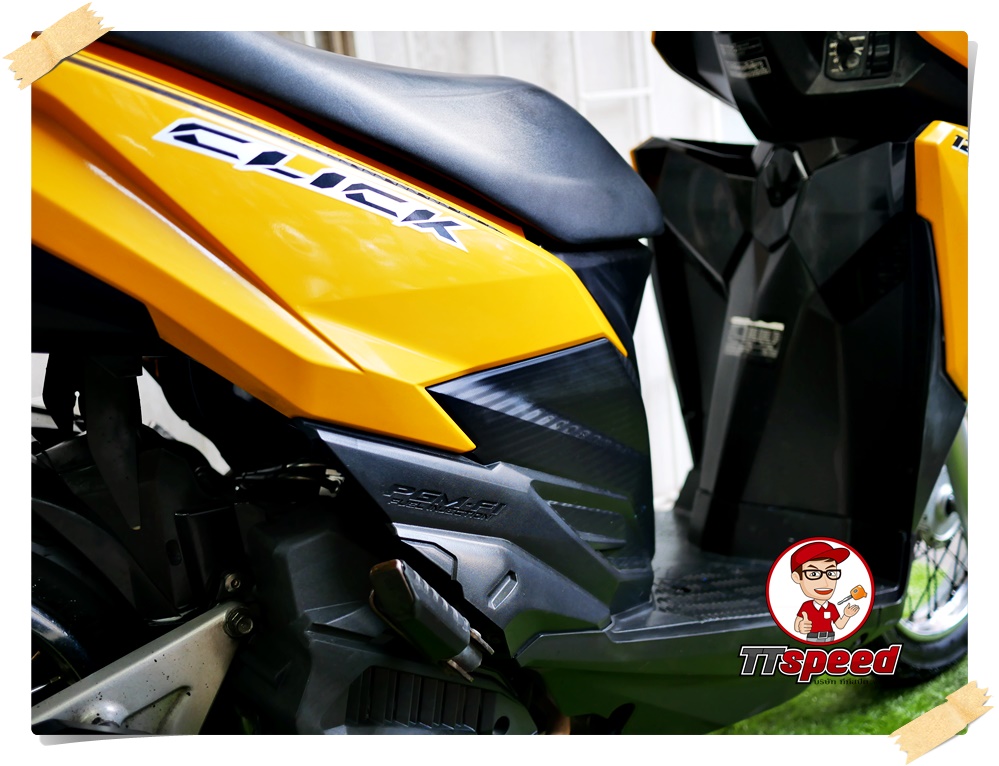 Click 125i ไฟ LED หัวฉีดเครื่องเดิมปี 59 ผ่อนเดือน 1650 บาท