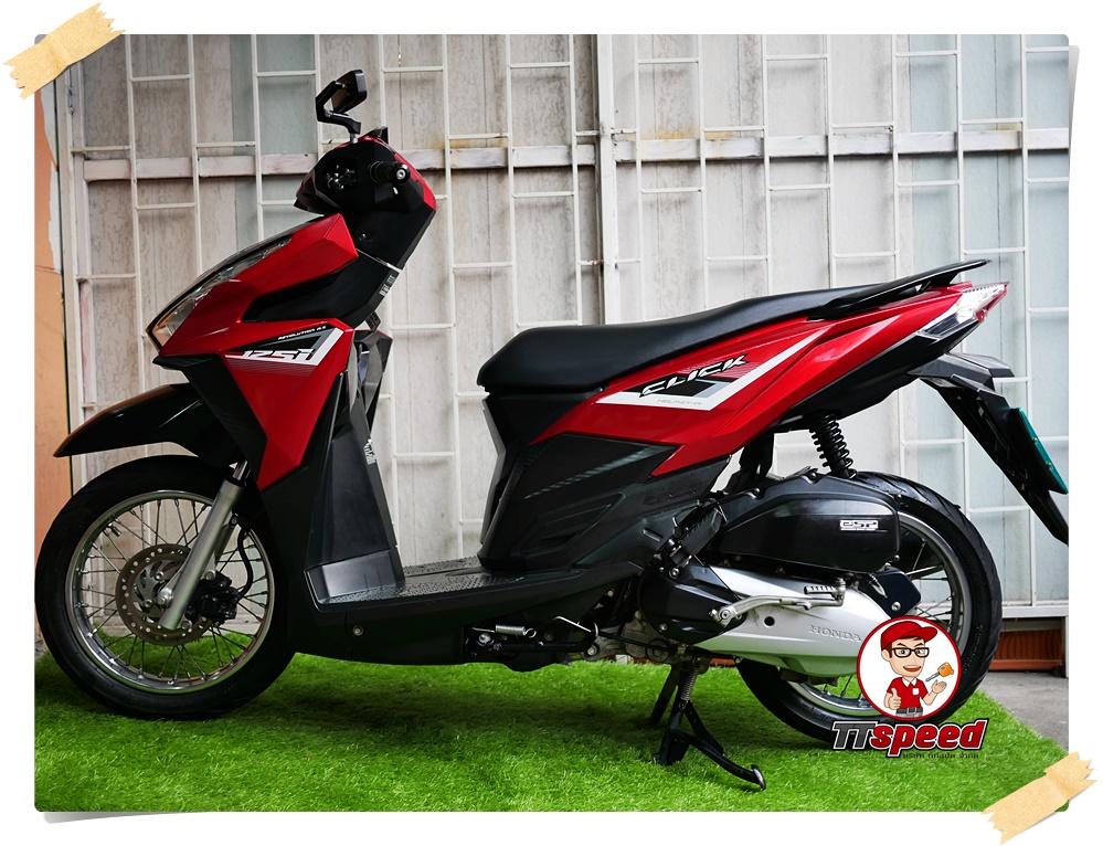 Click 125i ไฟหน้า LED หัวฉีดเครื่องดีมากเล่มพร้อม