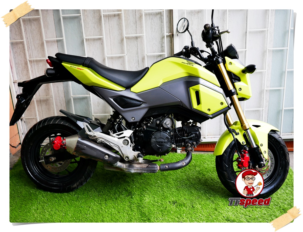 MSX 125SF ไฟหน้า LED รถบ้านวิ่งน้อยปี 59 ผ่อนถูก