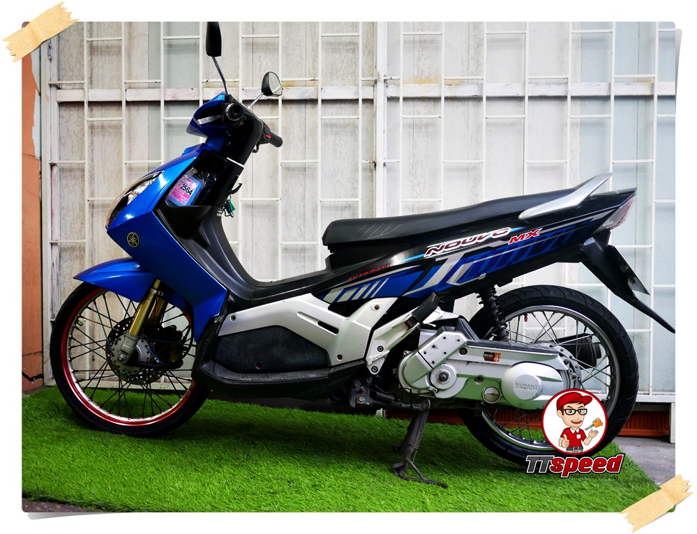 Nouvo MX สีน้ำเงินเครื่องแน่นขี่ดีเอกสารเล่มพร้อมโอน
