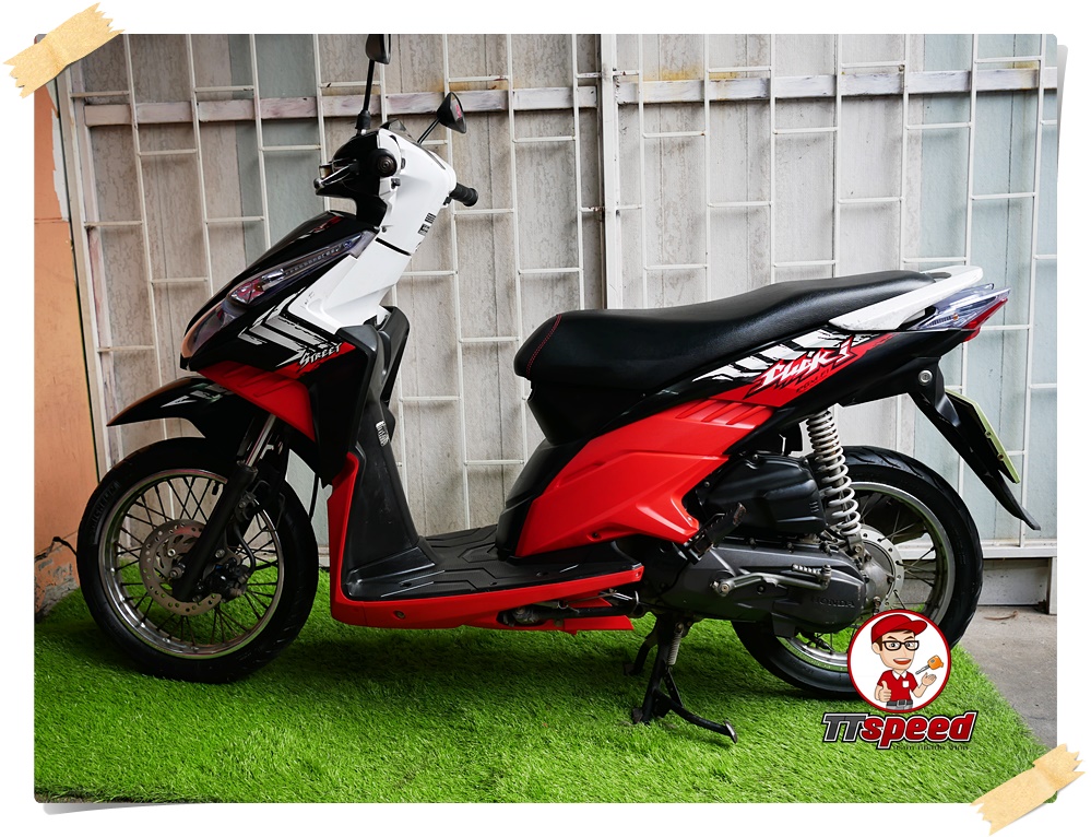 Click 110i Street จดปี 54 เครื่องเดิมขี่ดีมากผ่อนได้