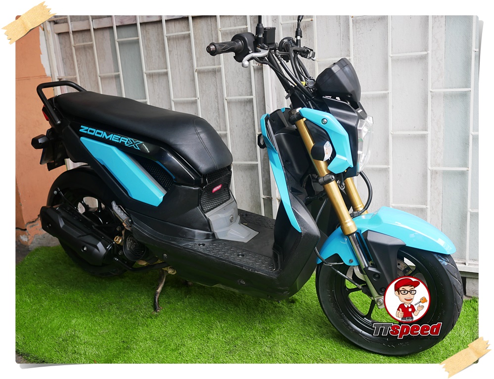 Honda Zoomer-x รถบ้านมีเล่มพร้อมเครื่องดีผ่อนได้เดือนละ 1375 บาท