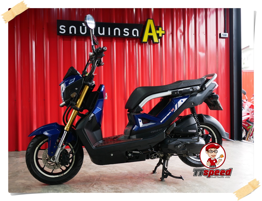 New Zoomer-x ไมล์ดิจิตอลปี 58 รถบ้านมือเดียวขี่ดีผ่อนได้