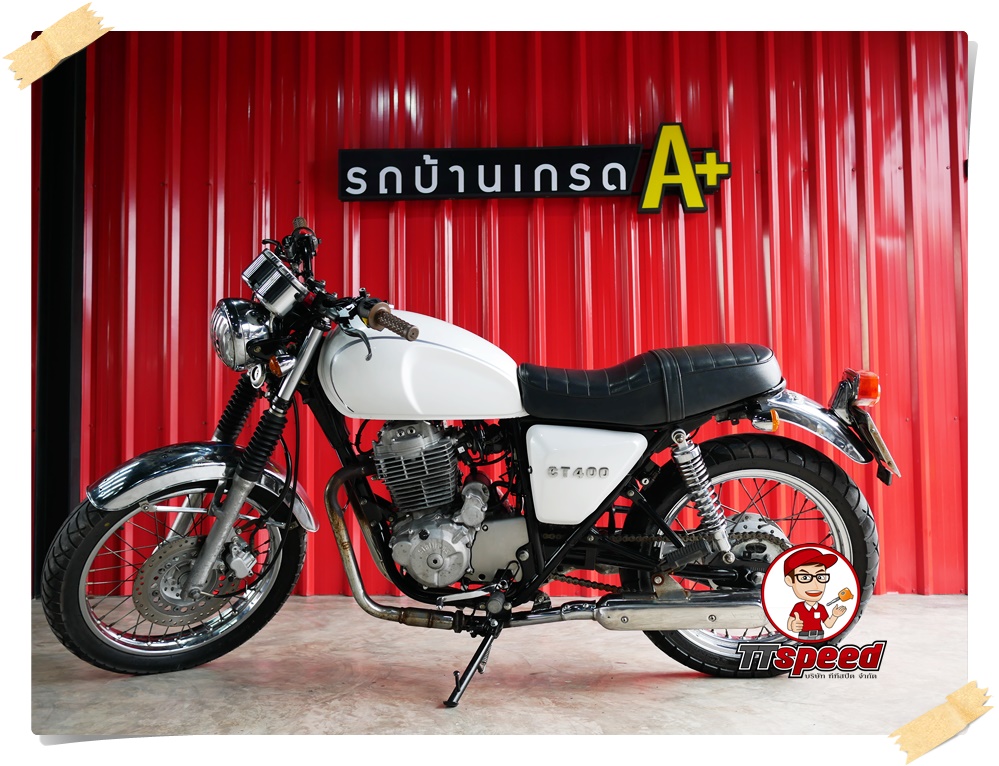 Stallions Centaur 400 สีขาวจดปี 59 วิ่งน้อยรถบ้านมือเดียวท่อคู่